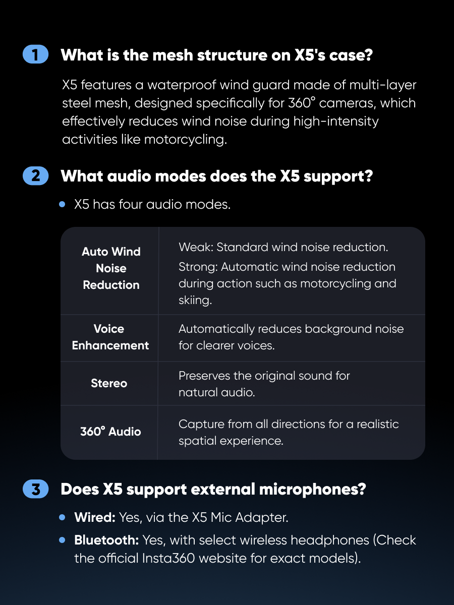 Insta360 X5 Technical FAQs - Part 2 - Insta360 Community Forum